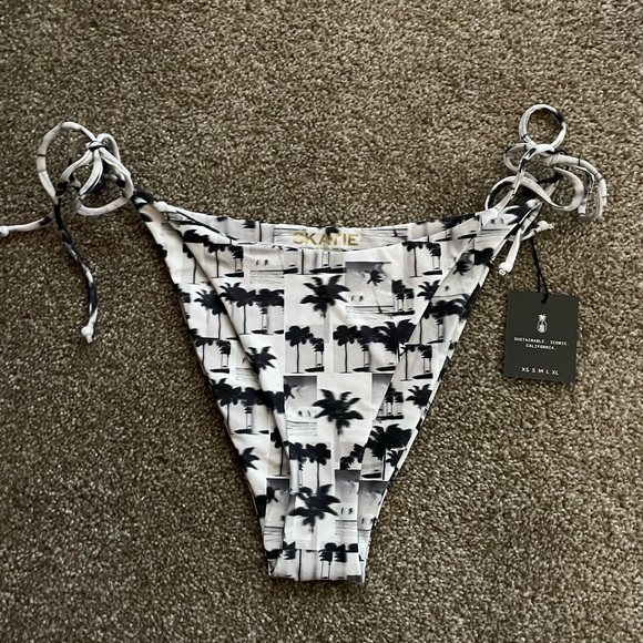 Skatie | Swim | Nwt Skatie Vera Bikini Bottom Rosarito Black And White ...